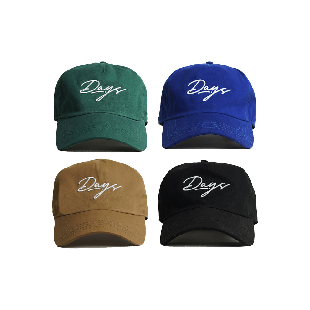 SCRIPT UNSTRUCTURED 5-PANEL CAP – days-official